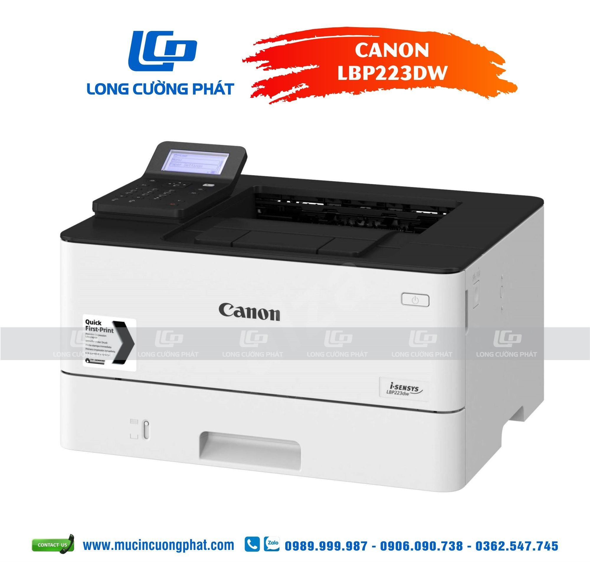 May In Laser Canon Lbp223dw In Wifi 2 Mat Tu Dong , Máy In Laser Canon ...